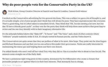 Why do people vote conservative - Unity News
